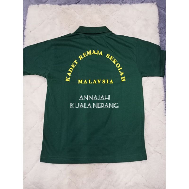 BAJU KADET REMAJA SEKOLAH KRS TSHIRT SCHOOL UNIFORM SHIRT KADET REMAJA ...
