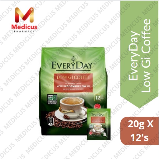 EveryDay Low Gi Coffee 20g X 12's (Exp: 07/2024) | Shopee Malaysia