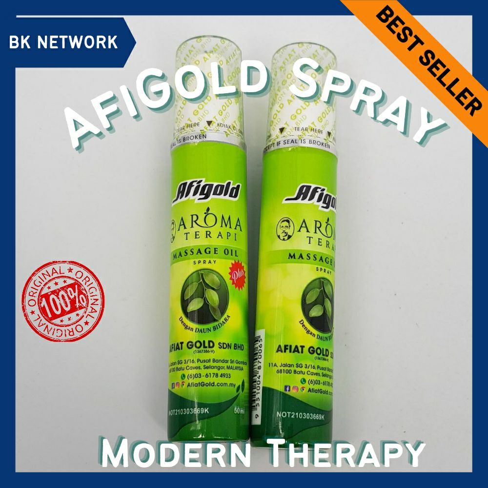 🔥ORIGINAL🔥 AFIGOLD AFISPRAY Minyak Afiat Gold Aroma Terapi Daun Bidara ...