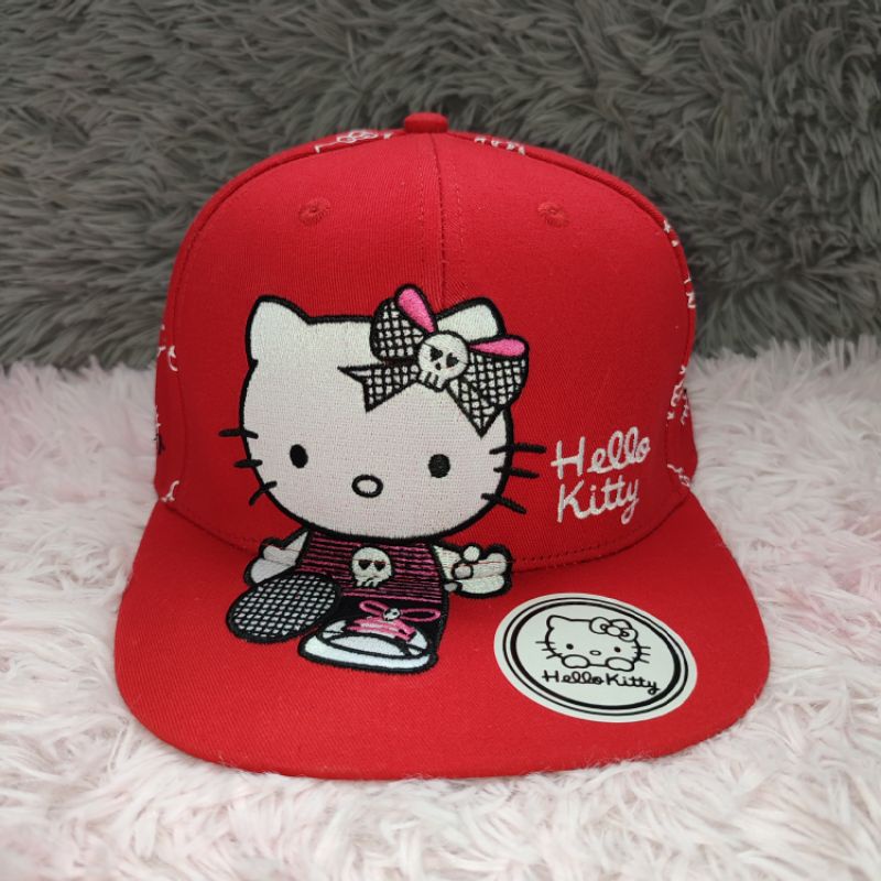 HELLO KITTY RED PREMIUM CAP with cover | Shopee Malaysia