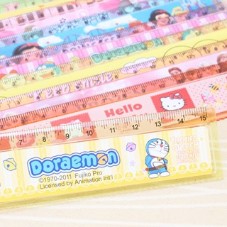 15cm Cartoon Ruler 2 in 1 Straight and Wave Ruler Pembaris Comel Lurus ...