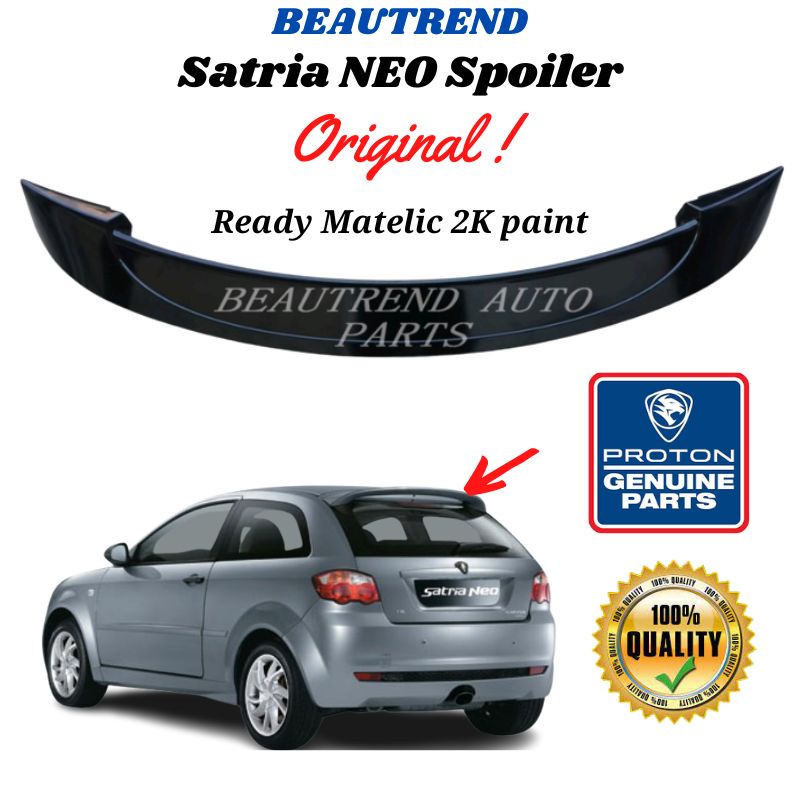Proton Satria Neo R3 CPS Rear Spoiler Standard Original 2006 2007 2008 ...