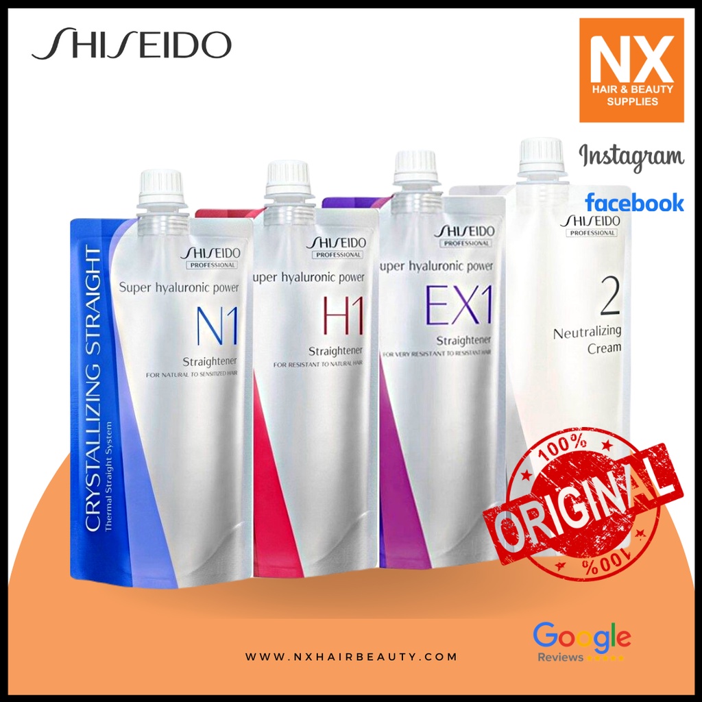 Shiseido Professional Rebonding Cream Set (3 Types To Choose) | Shopee ...
