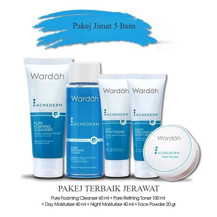 Wardah Acnederm Siries Pakej 5 pcs | Shopee Malaysia