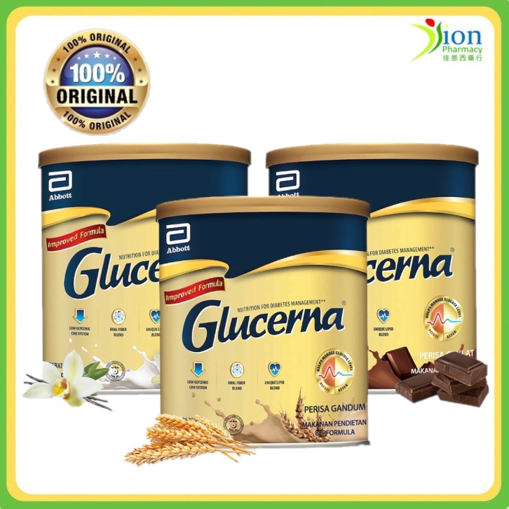 GLUCERNA 400G (LOW GI INDEX)[VANILLA / WHEAT / CHOCOLATE] | Shopee Malaysia