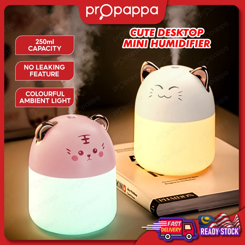 Propappa- Mini Air Humidifier Diffuser Essential Oil, Pewangi Bilik ...