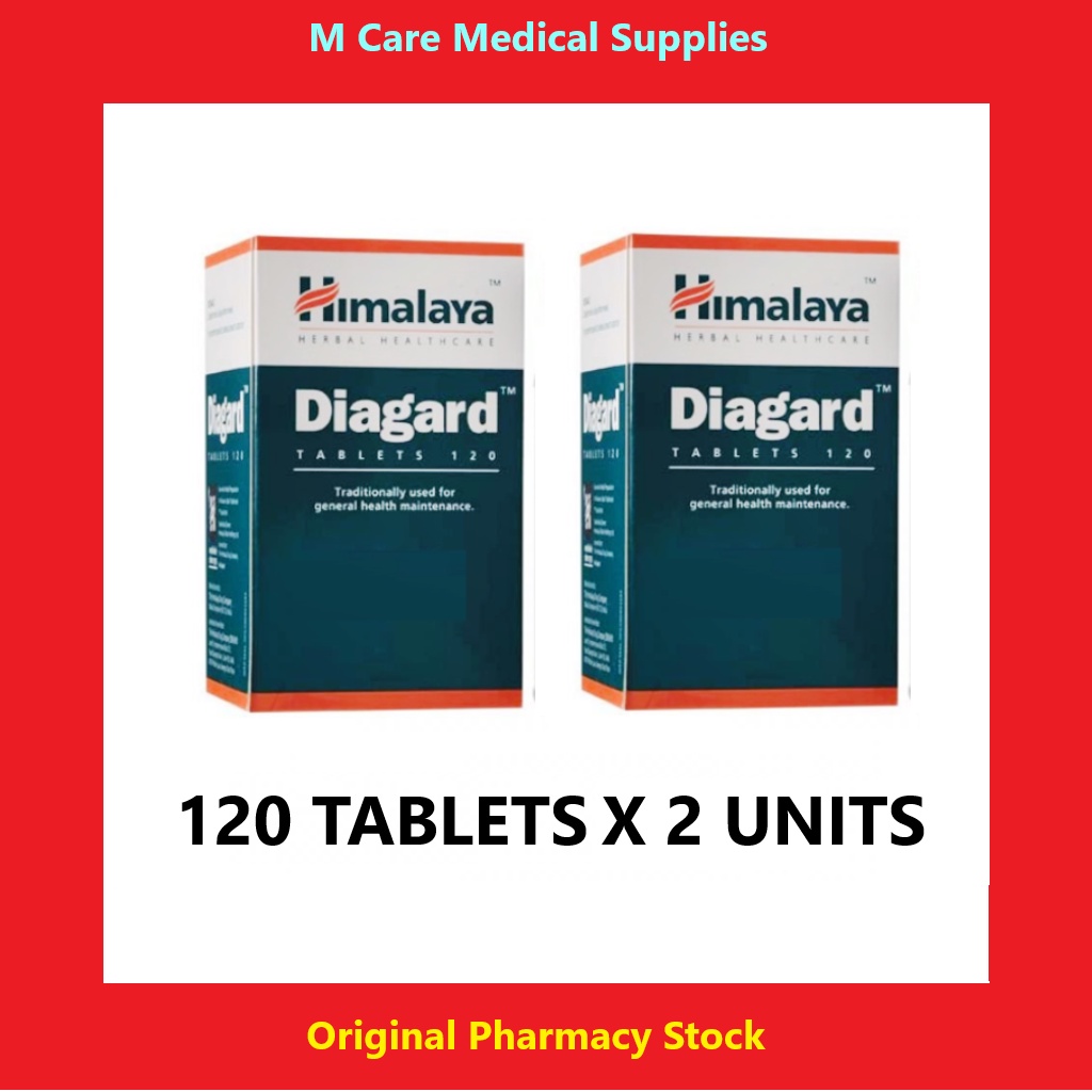 Himalaya Diagard 120 Tablets X 2 UNITS | Shopee Malaysia