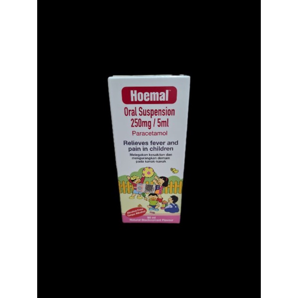 HOEMAL PARACETAMOL SUSPENSION 250MG/5ML 90ML | Shopee Malaysia