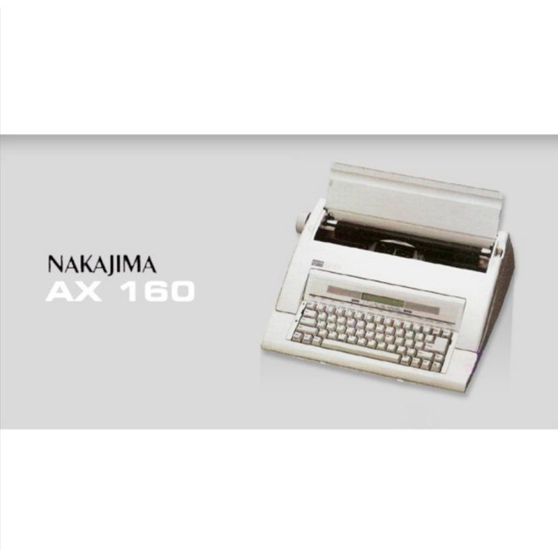Nakajima AX-160 Electronic Typewriter With Display Screen | Shopee Malaysia