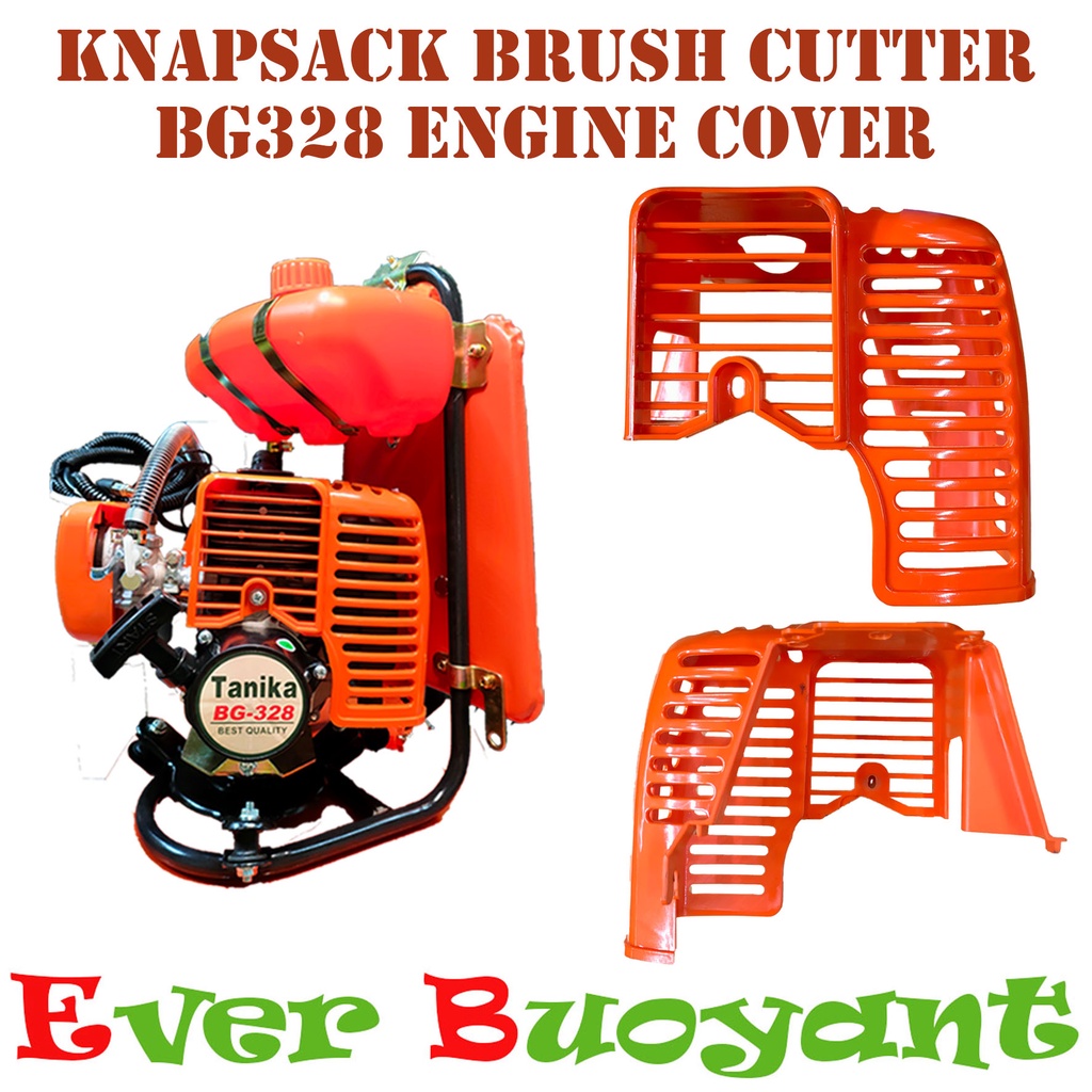 BG328 KNAPSACK BRUSH CUTTER ENGINE COVER \ PELINDUNG ENGINE MESIN ...