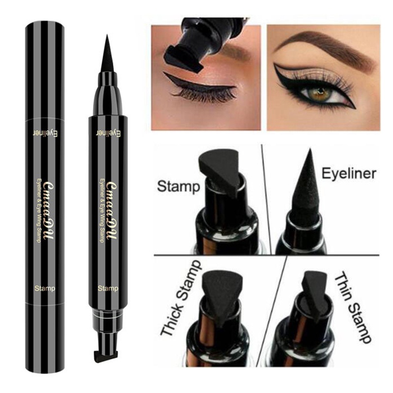 2 In 1 Double Side Magic Eyeliner Seal Eyeliner Stamp Pen Eye Liner ...