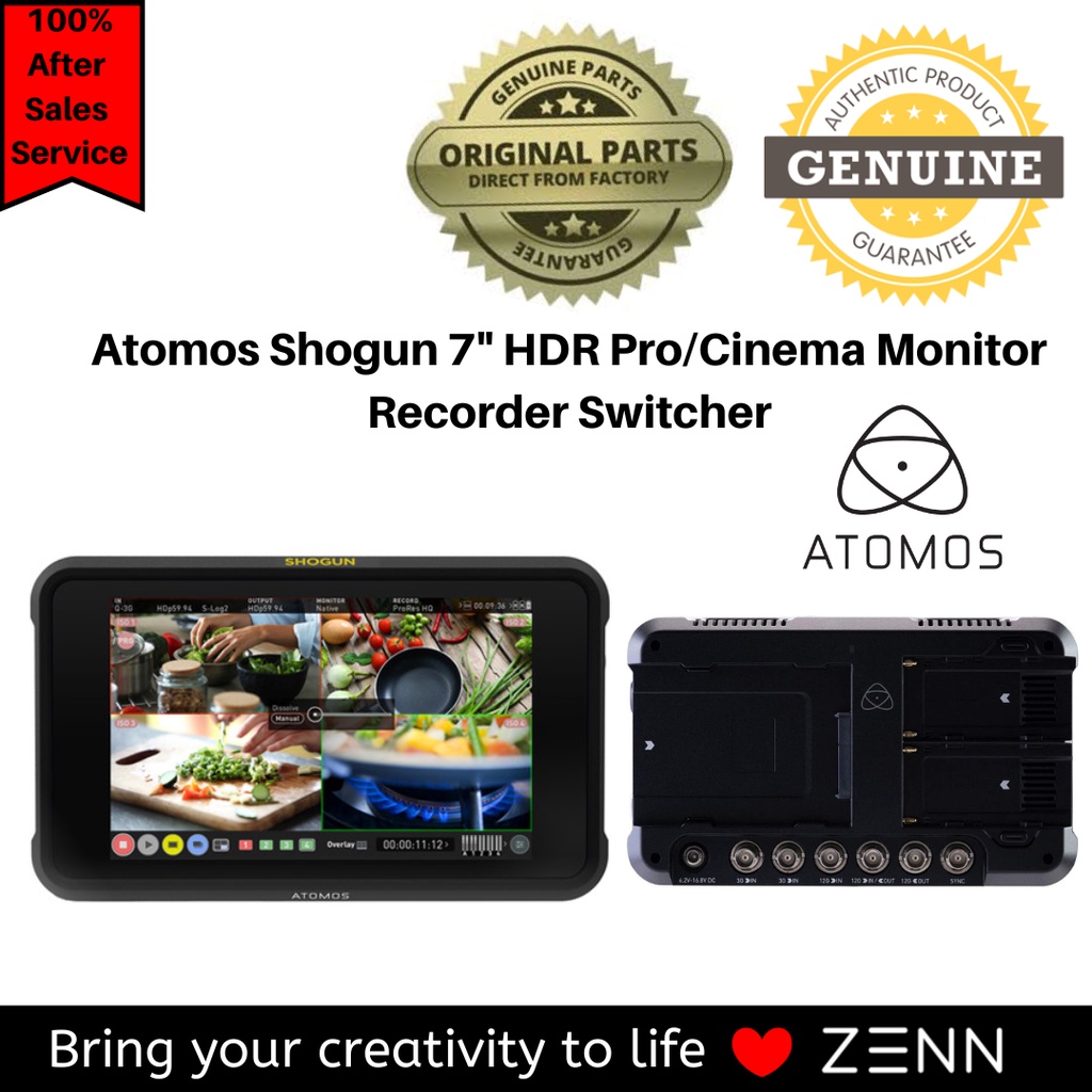 Atomos Shogun 7" HDR Pro/Cinema Monitor Recorder Switcher | Shopee Malaysia