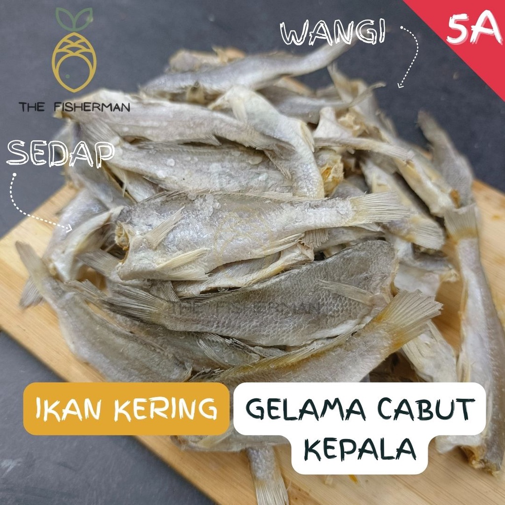 Ikan Masin Gelama Cabut Kepala 100% SEGAR (1KG/500G/300G) - The ...