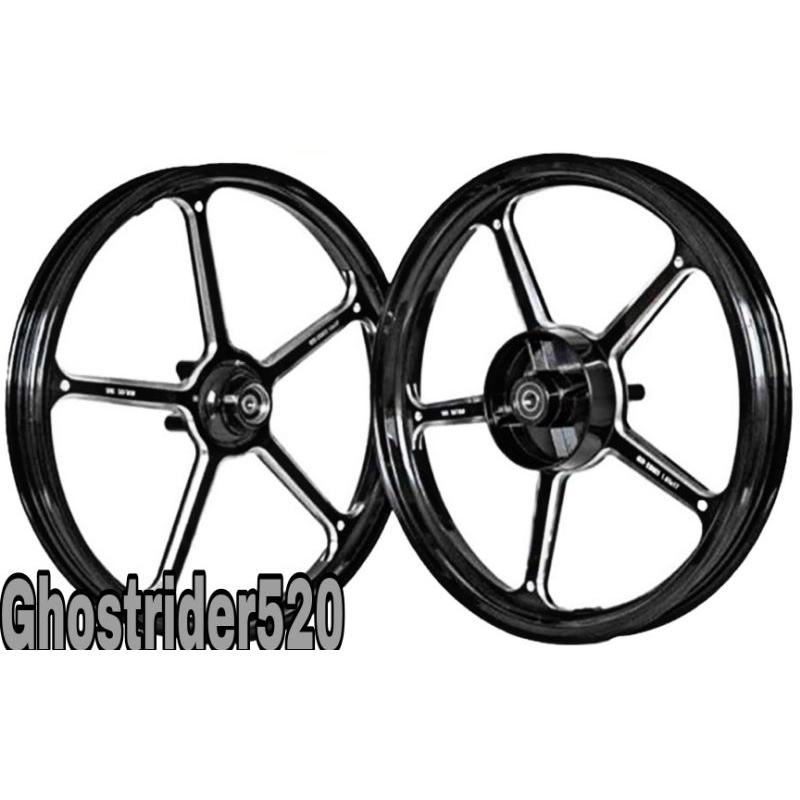 SPORT RIM Y15 V1-V2 Y15ZR YSUKU ENKEI 160X17 HITAM FG505 | Shopee Malaysia