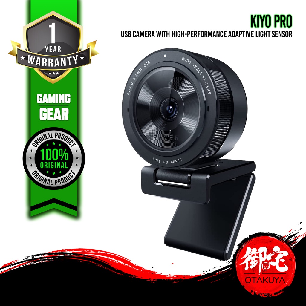 RAZER Kiyo Pro Streaming Webcam - USB Camera with High Performance ...