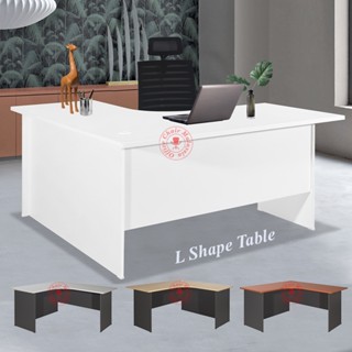 L Shape Office Table / Study Table / Study Desk / Writing Table / Meja ...