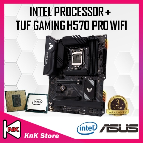 ASUS TUF Gaming H570-Pro WiFi H570 LGA1200 MOTHERBOARD + Intel 10TH ...