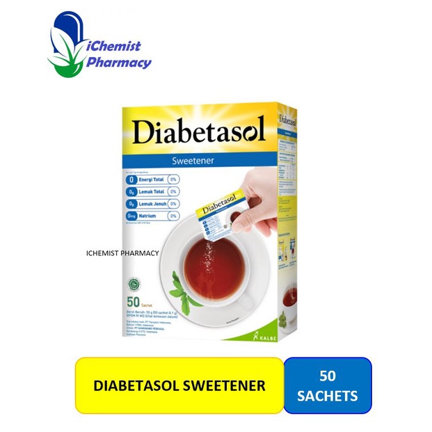 DIABETASOL SWEETENER 1G X 50 SACHETS / BOX | Shopee Malaysia