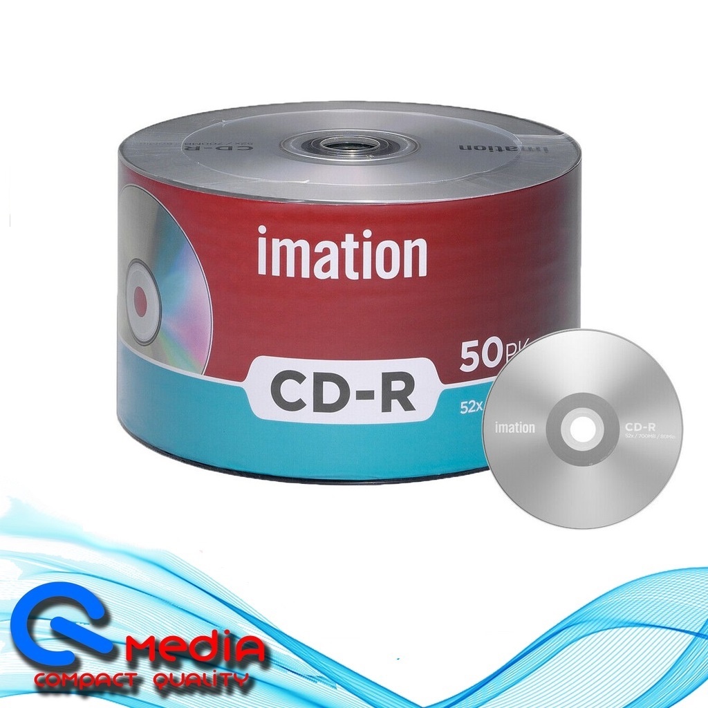 IMATION CD-R / CDR DISC Blank CDR 700MB 80MIN 52X CD KOSONG(50 PCS) | Shopee Malaysia