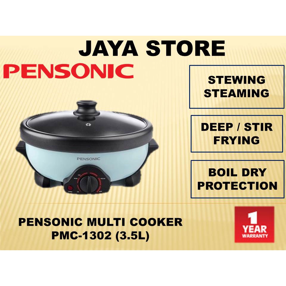 PENSONIC MULTI COOKER HOT POT STEAMBOAT DEEP / STIR FRY MULTIFUNCTION ...