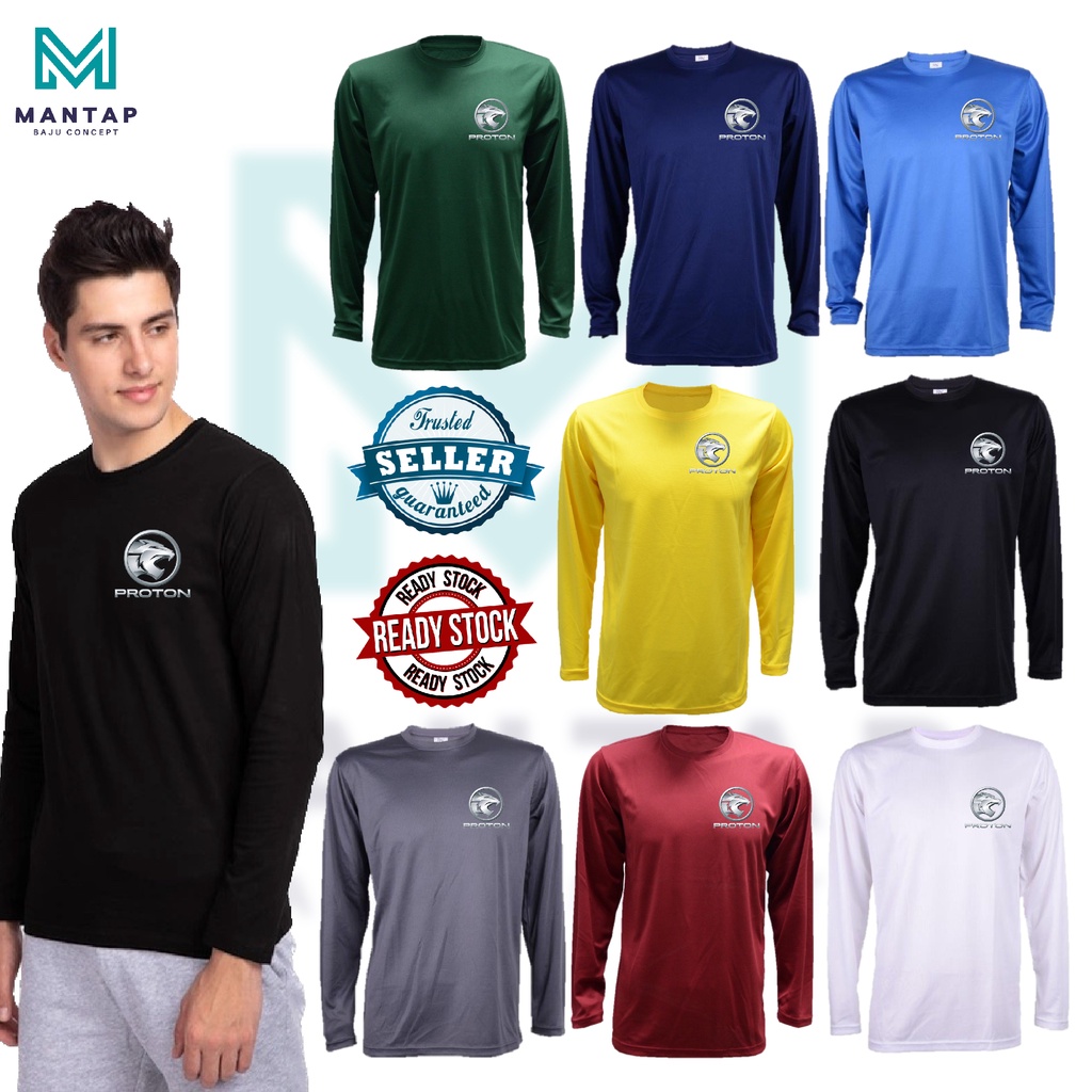 proton LONG SLEEVE Shirt New Proton R3 Race Rally Research Limited Baju ...
