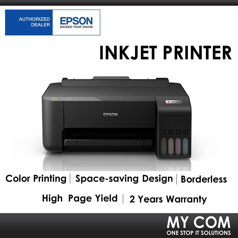 Epson EcoTank L1210 A4 Color Print 4R Borderless Ink Tank Printer With ...