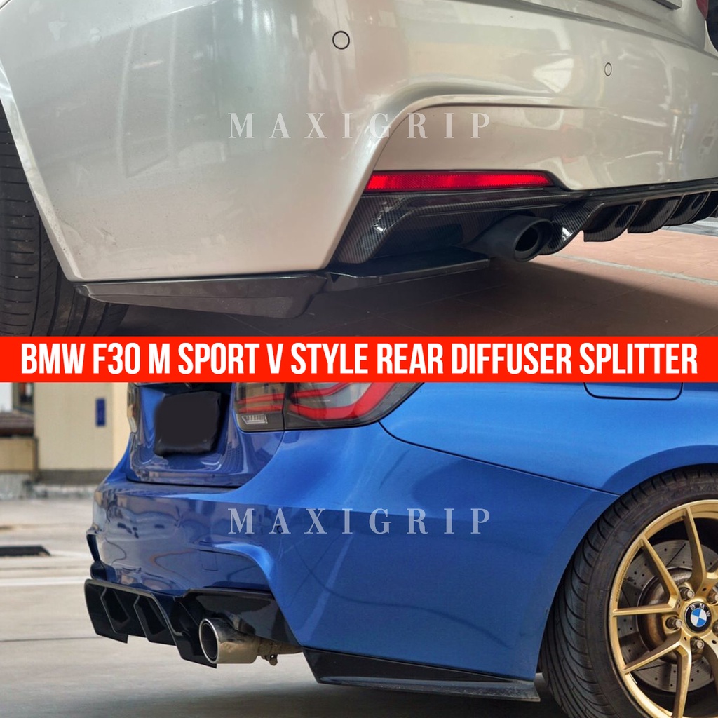 BMW F30 Rear diffuser splitter vorsteiner style Mad style diffuser F30 ...