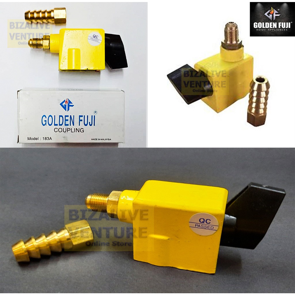 Golden Fuji 183A & 183B Gas Regulator Unreduced Pressure Coupling | Non ...