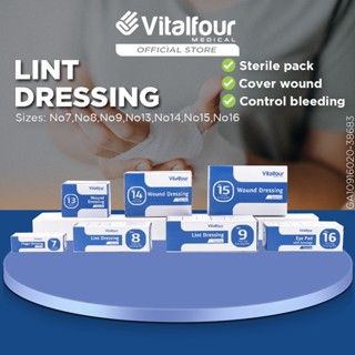 VitalFour Sterile Lint Dressing (No.7 / 8 / 9 / 13 / 14 / 15 / 16 ...