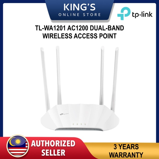 TP-LINK TL-WA1201 WIFI DUALBAND AC1200 GIGABIT ACCESS POINT / RANGE ...