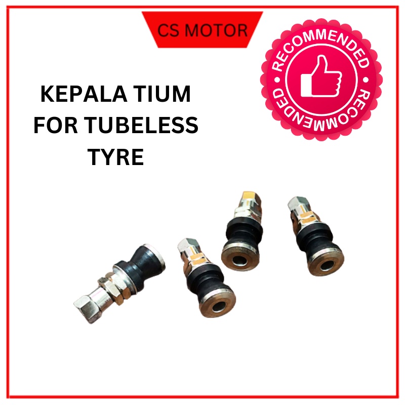 KEPALA TIUB MOTORCYCLE TUBELESS TYRE VALVE TUBE HEAD UNIVERSAL TUBELESS ...