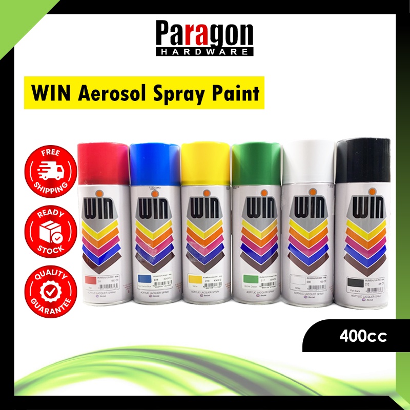 TOA WIN Acrylic Lacquer Spray For All Purposes 400cc Aerosol Spray ...