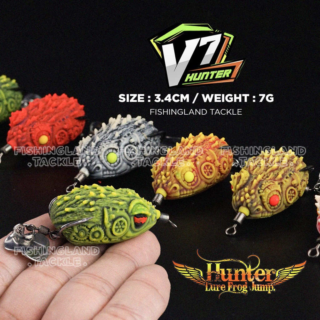 Hunter V7 Soft Frog 2022 | 3.4cm / 7g | Katak Tiruan Thailand Katak ...