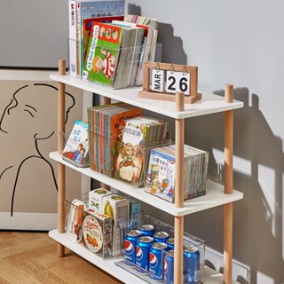 Kotak simpanan buku akrilik telus alat tulis fail kemasan kotak topeng ...