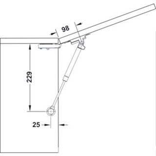 Hafele Soft Close Hydraulic Gas Spring for Cabinet Door Pneumatic ...