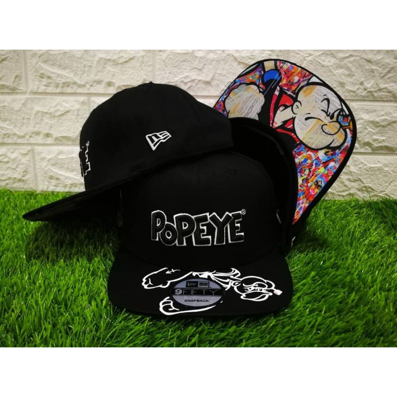 New Design Popeye Snapback Cap | Shopee Malaysia
