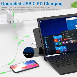 Surface Pro 9/Pro X USB C Hub Surface Pro X Adapter Dock with 4K HDMI ...