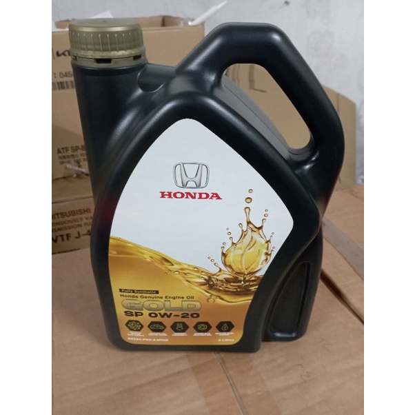 Honda Genuine Fully Synthetic SP 0W20 4L Engine Oil Minyak Hitam Enjin ...