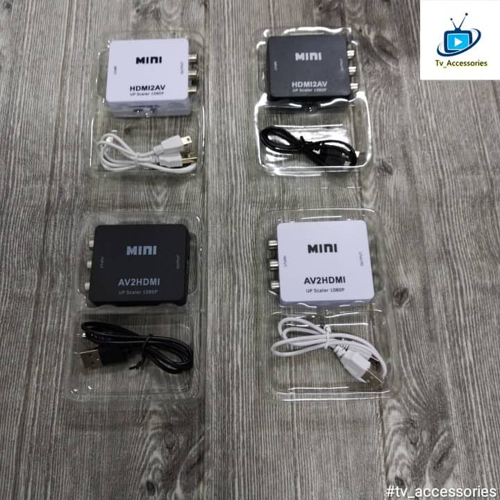 hdmi2av / av2hdmi / tv hdmi port converter to rca av / rca av wire ...