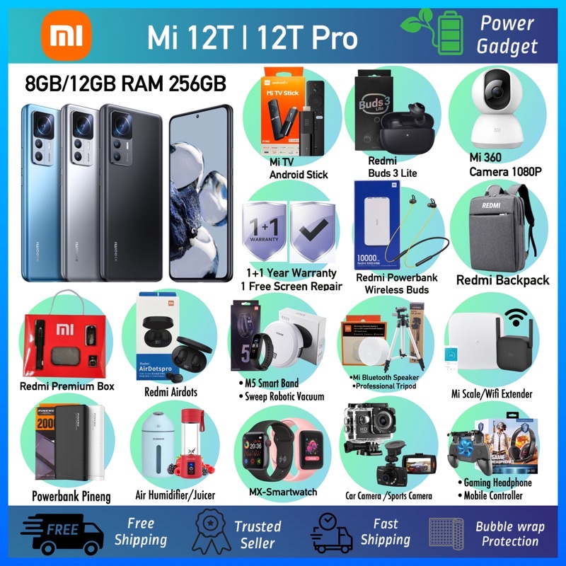 Xiaomi Mi 12T | 12T Pro [8GB/12GB RAM 256GB] Original Xiaomi Malaysia ...
