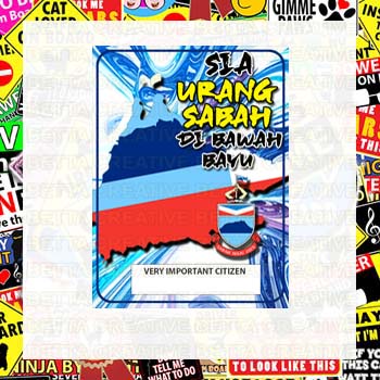 Sia Urang Sabah - Car Sticker Anak Negeri | Shopee Malaysia