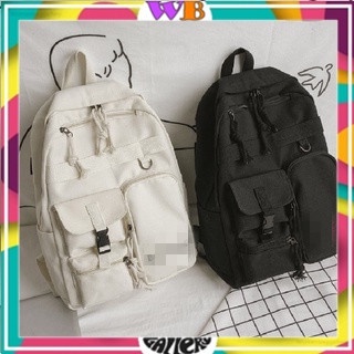 Large Capacity Korean Canvas School Bag Casual Backpack Bags Korean ...