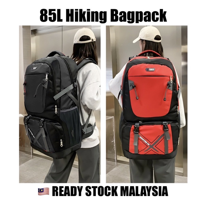 85L Hiking Bagpack Travel Bagpack Beg Balik Kampung Beg Besar Stock KL ...