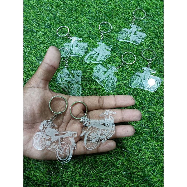 KEYCHAIN MOTOR viral murah boleh add nama Dan nombor plate | Shopee ...