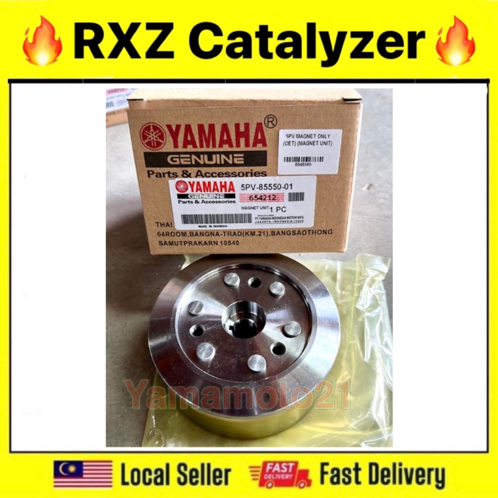 Yamaha RXZ CATALYZER Magnet Magneto Only Magnet Unit Rotor Assy RXZ NEW ...