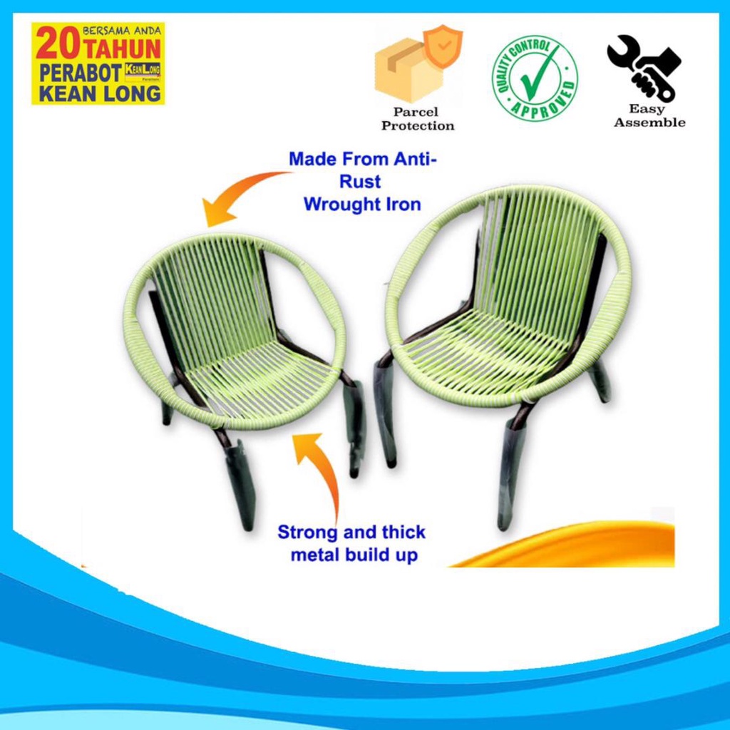 KLSB Kerusi Duduk Tali / Kerusi Duduk / Stoll / Kerusi Duduk bersandar ...