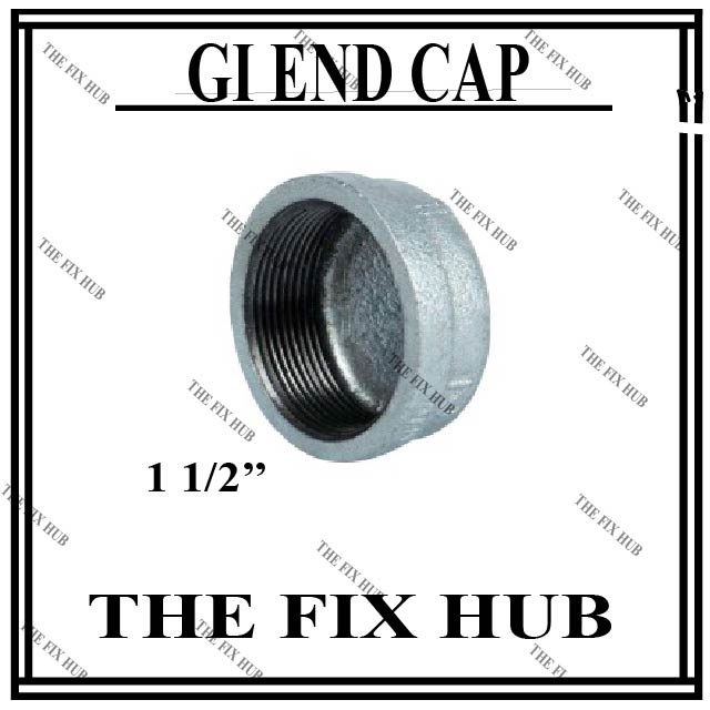 GI Galvanized Iron End Cap Besi End Cap | Shopee Malaysia