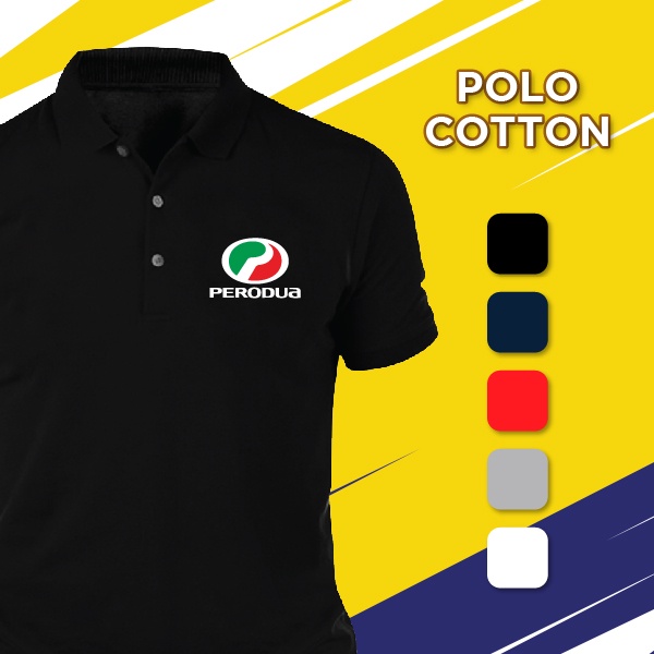 Baju Logo PERODUA Cotton Polo T Shirt T-Shirt Tee Shirts Tshirt Kolar ...