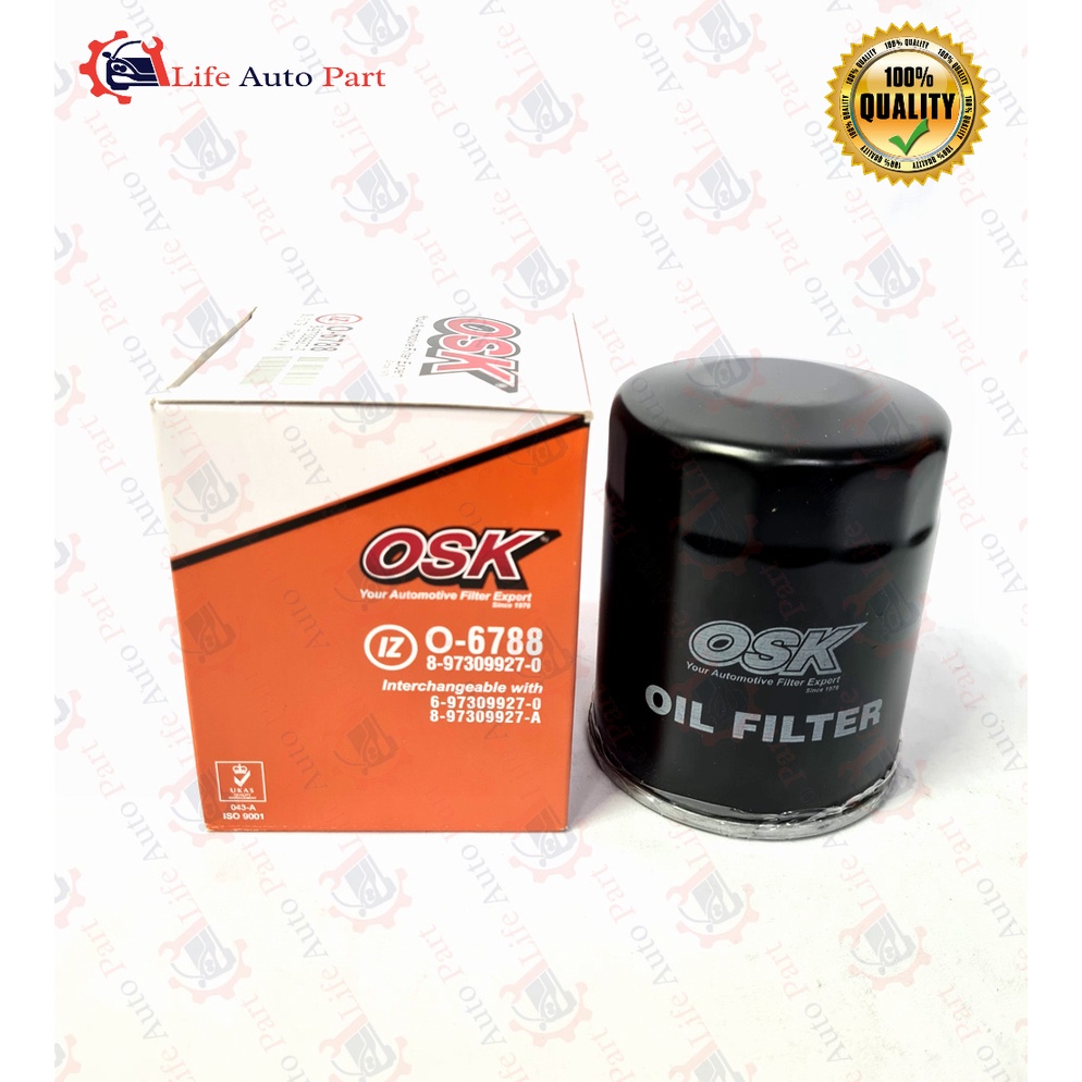 Original OSK Oil Filter Isuzu D Max 2.5cc (8-97309927-0) | Shopee Malaysia