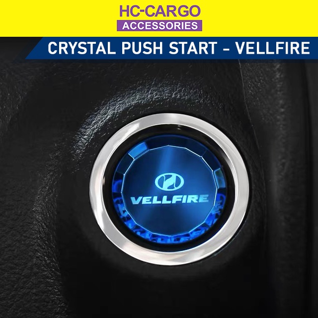 Hc Cargo Toyota Vellfire Alphard AGH30 2015 - 2022 Luxury Crystal Push ...